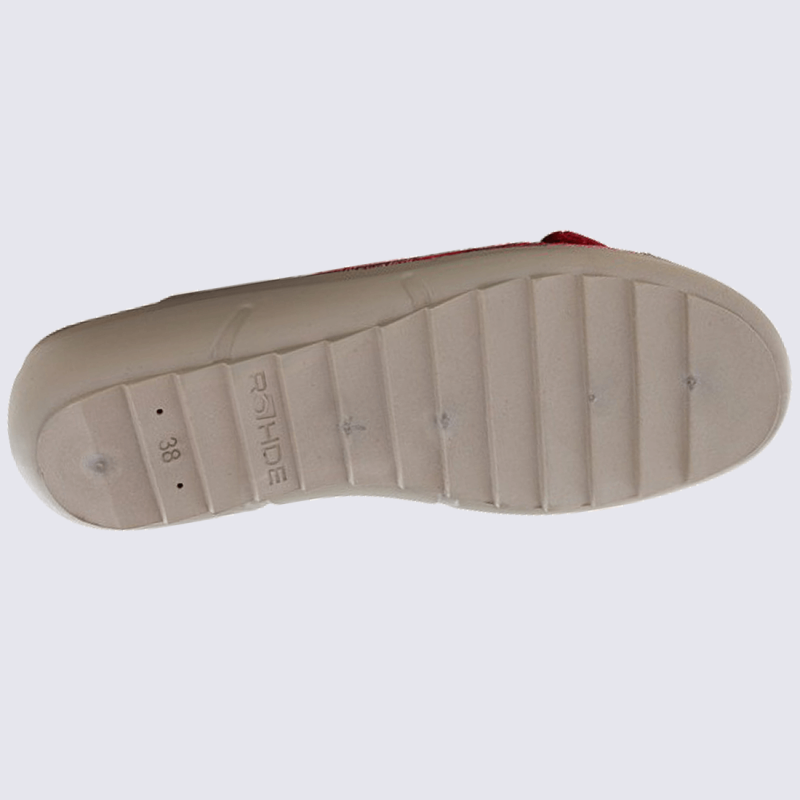 Mules Rohde, mules élégantes et anti-dérapante femme rouge| Igert ...